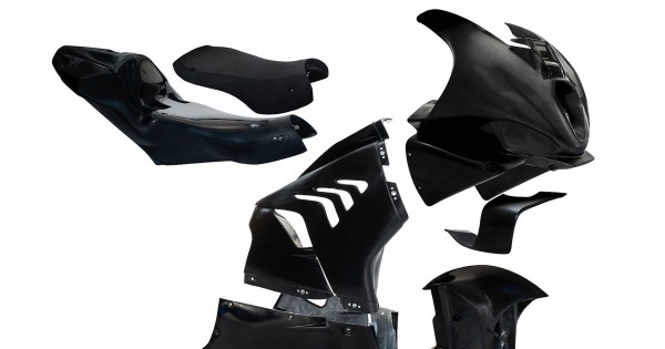 ITR Racing Parts Fiberglass Bodywork | Full Set | Black | BMW M1000RR ...