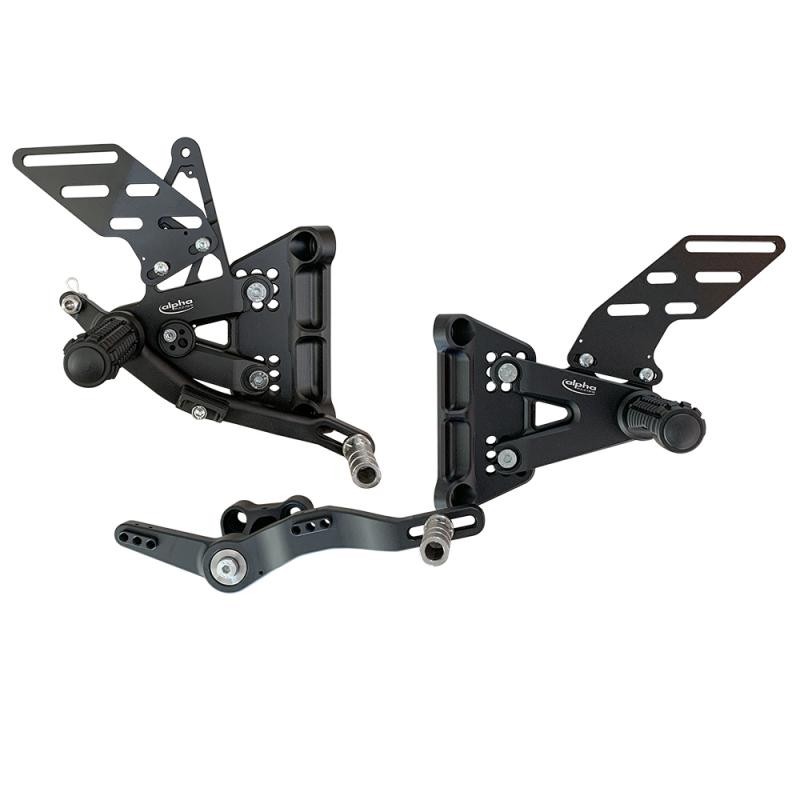 Alpha Racing World Superbike Rearsets Kit - K67 / K66 S1000RR / M1000RR ...