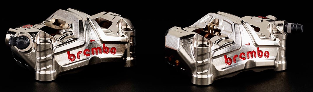 Brembo GP4-MS 100mm Finned Monoblock Caliper Set - 220D60050