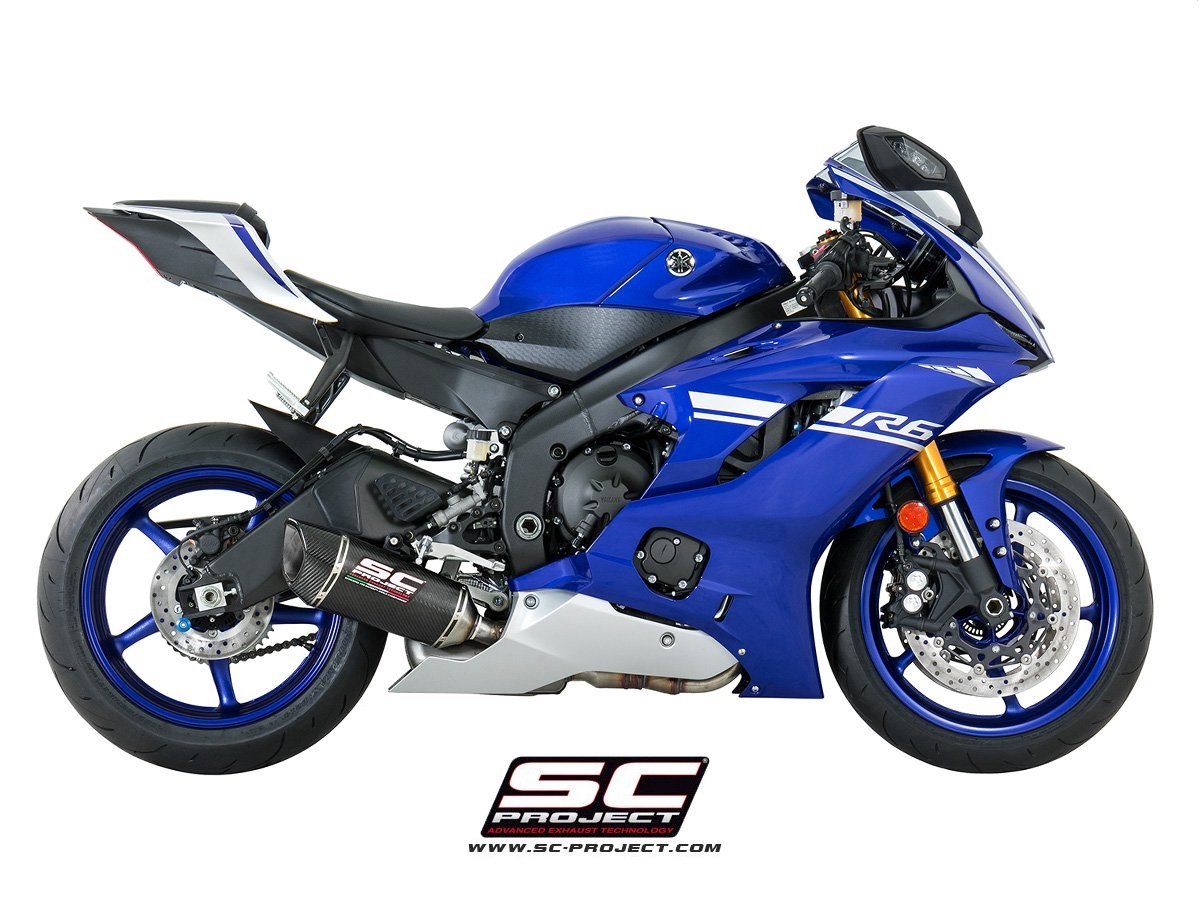 SC-Project SC1-R Slip On Low Mount 2017-2018 Yamaha YZF-R6 - Y21-L90 C/T
