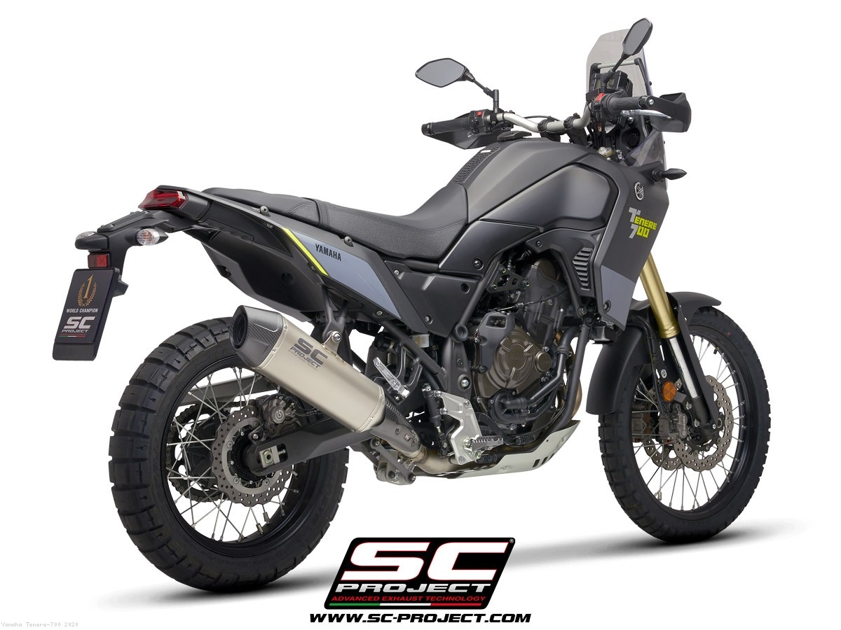 SC-Project X-Plorer Titanium Slip-On Exhaust| Yamaha Tenere 700 (2019 ...