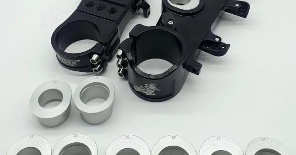 Spider Off-Road Supermoto Adjustable Triple Clamp Set - 2023+ KTM SX-F ...