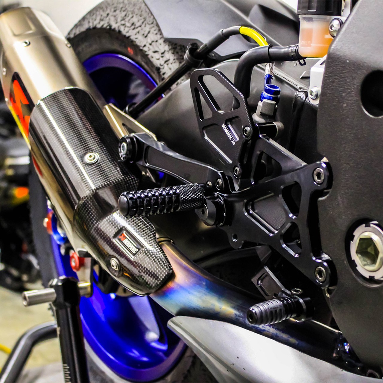 Vortex V3 2.0 Adjustable Rearsets 2015-2020 Yamaha YZF-R1 / R1M / R1S ...