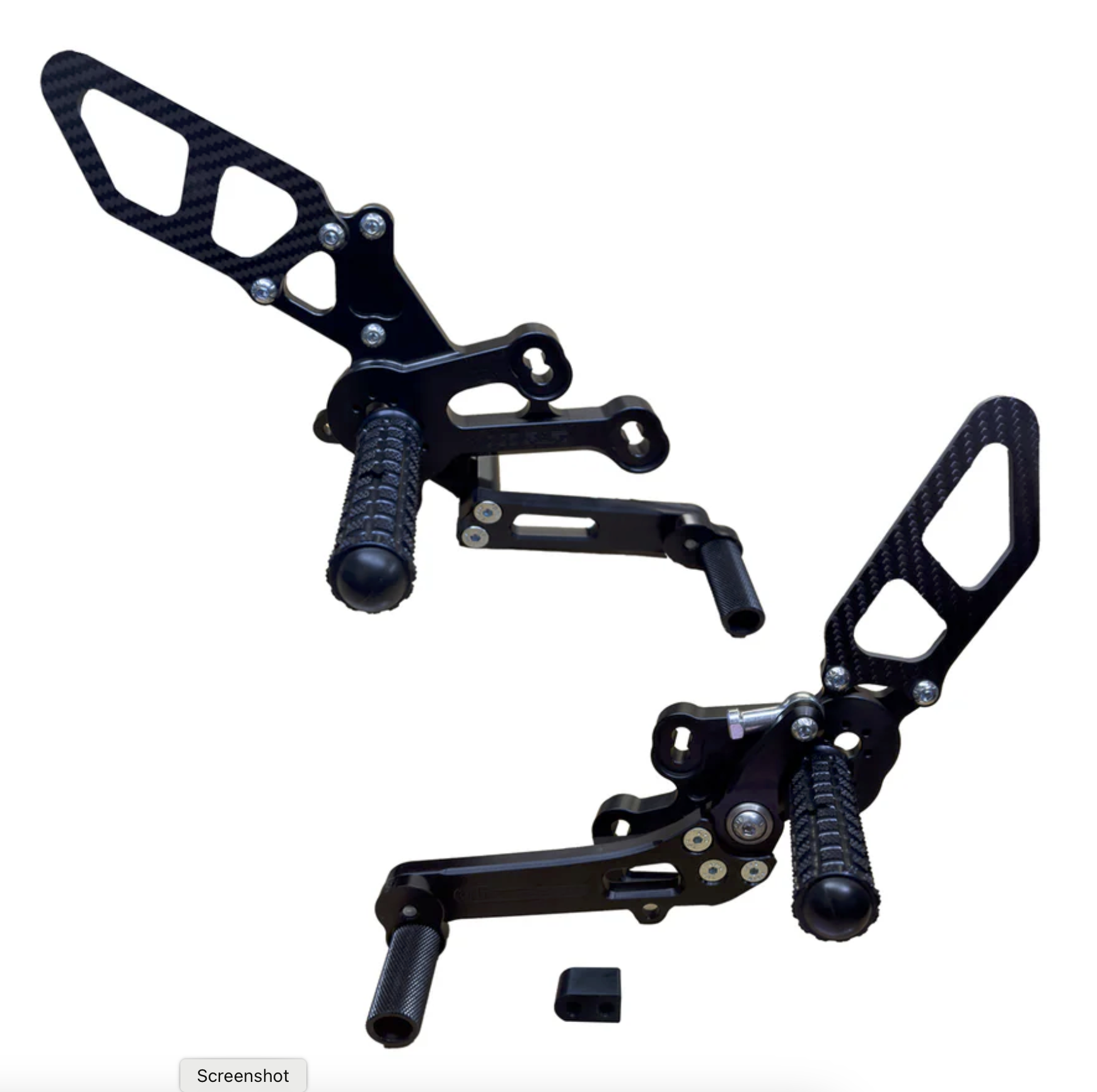 Woodcraft Rearset Kit - Complete STD Shift W/Pedals - Suzuki GSX-8 S/R ...