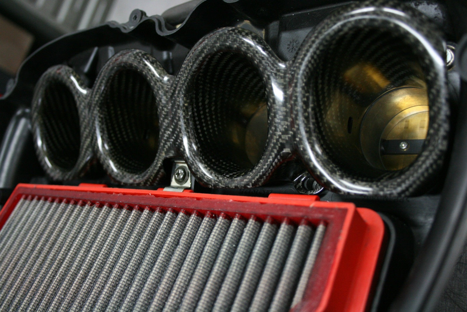 2008-16 Honda CBR1000RR Carbon Fiber Velocity Stack / Bellmouth Kit ...