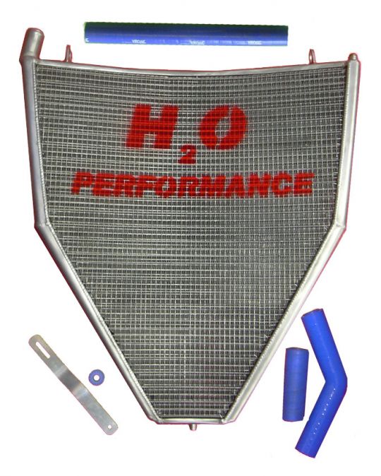 H2O Performance Oversized Water Racing Radiator - Honda CBR1000RR (2006 ...