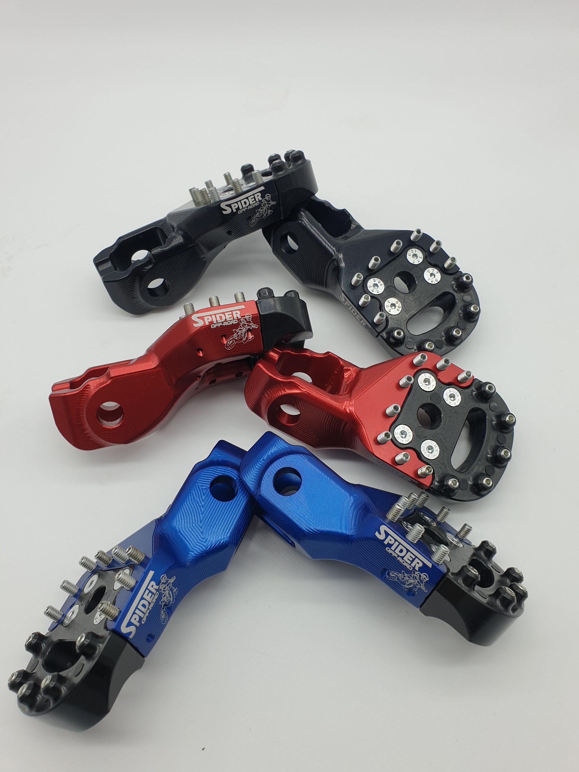 Spider Off-Road Monoblock Supermoto Footpegs - KTM EXC ('17-22) / SX85 ...