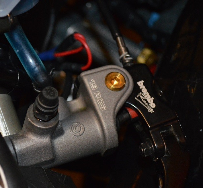Brembo RCS Gold Titanium Lever Pivolt Bolt Pins